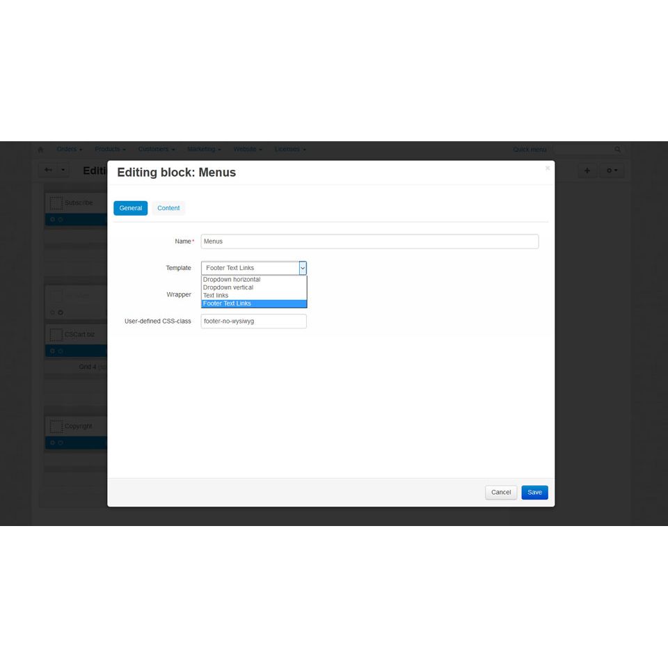 Footer Menus n Icons 4.3.x - Δωρεάν CS-Cart Addons at Cscart.Biz | CS ...